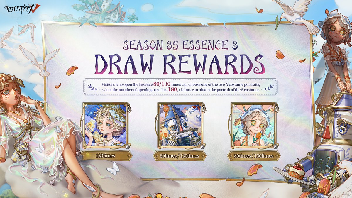 「Dear Visitors,Dreams ride the wind! Seas」|Identity Vのイラスト