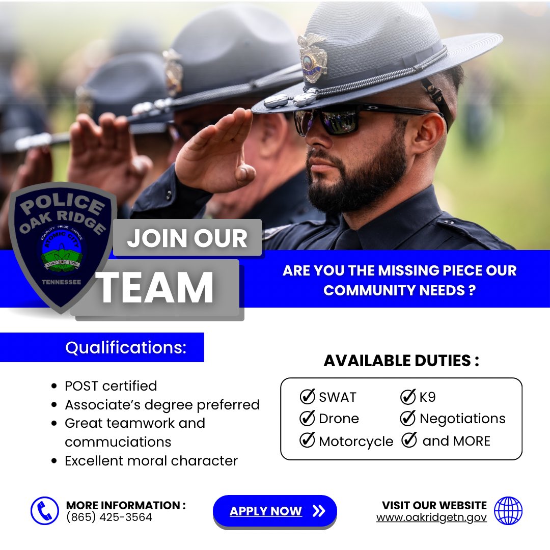 Oak Ridge Police Officers