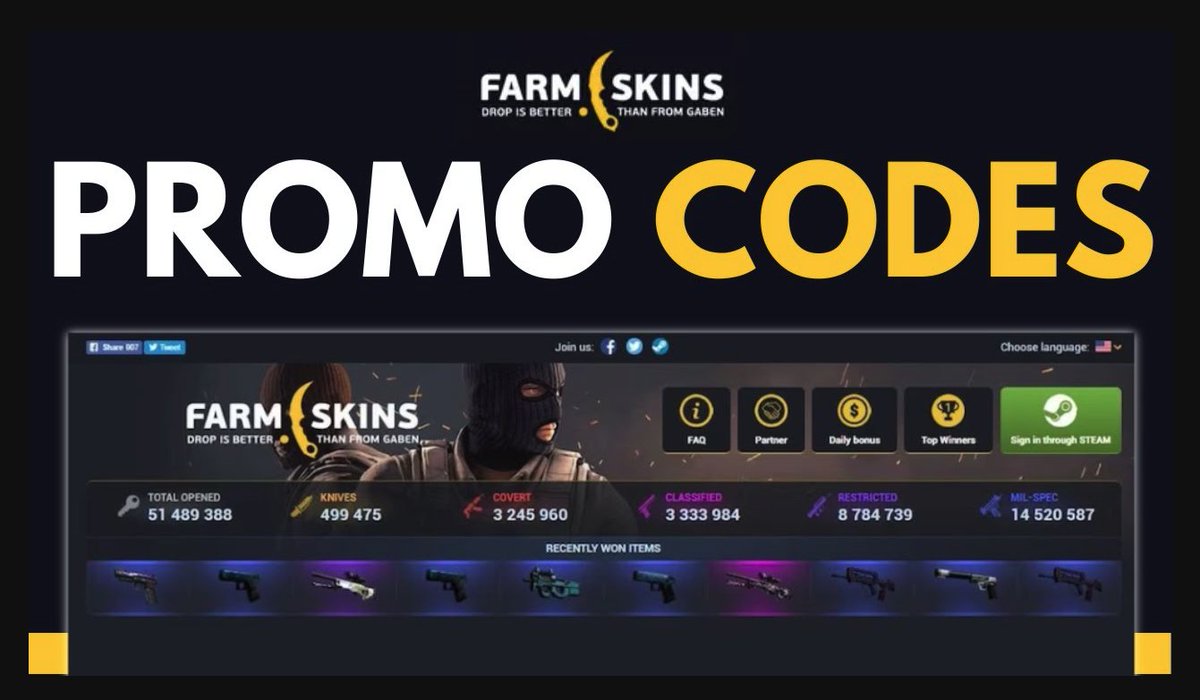 Farmskins Code Farm SKINS Promo Code 2023 2$ : R/FREESKINSCSGO
