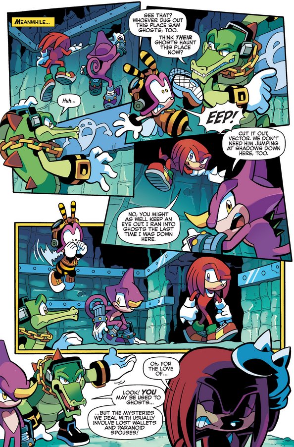「According to Archie's Sonic the Hedgehog comics, Vector is o」Semi ...