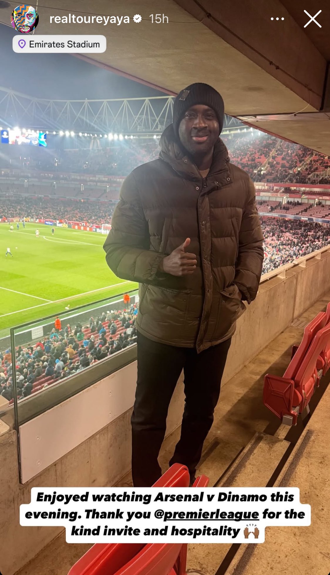 Yaya Toure Instagram
