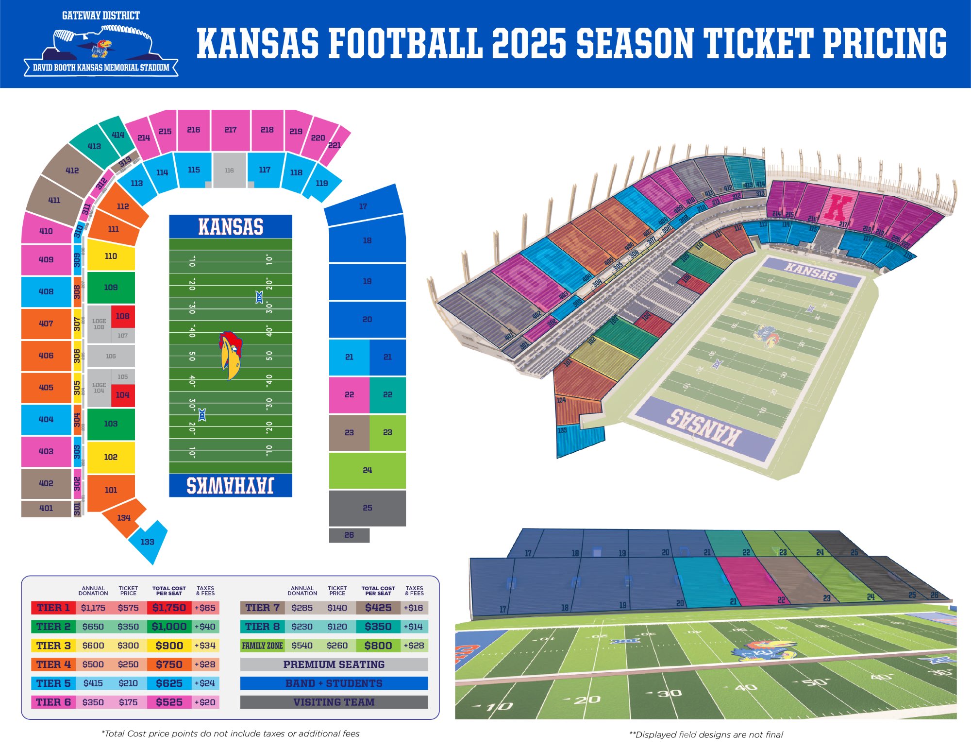Kansas Football Seating Chart