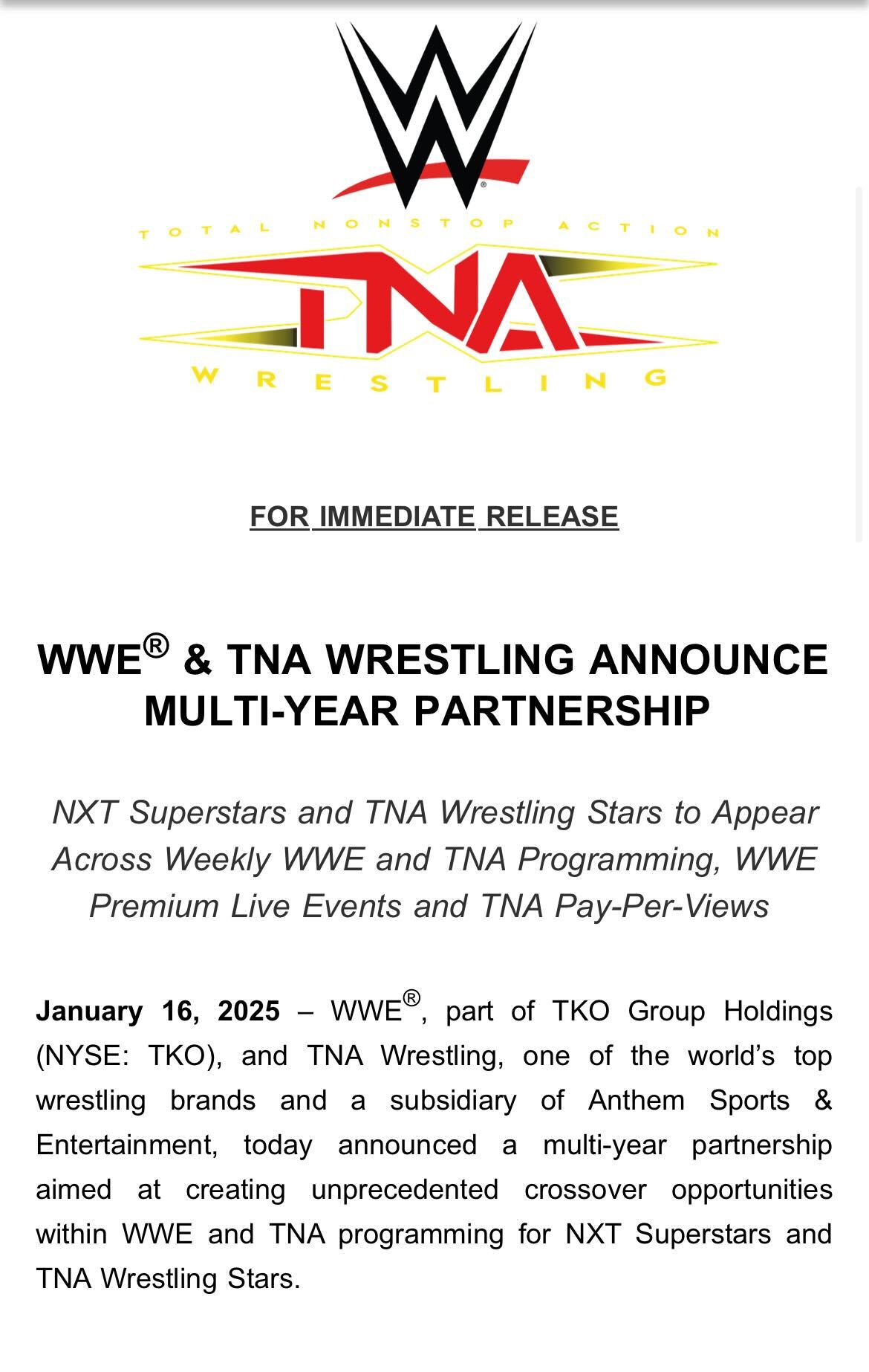 Wwe And Tna Logo BacklashPodcast | WWE X TNA Is Gonna Feed Families!