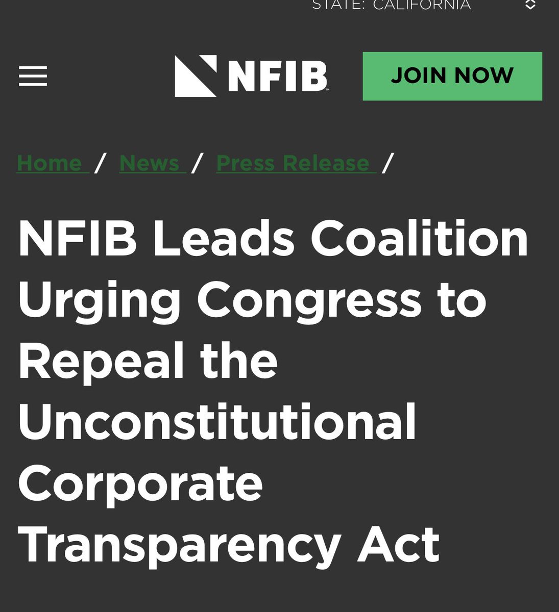 Nfib Member Logo Barry Knight I Am Very Happy To Have Received The