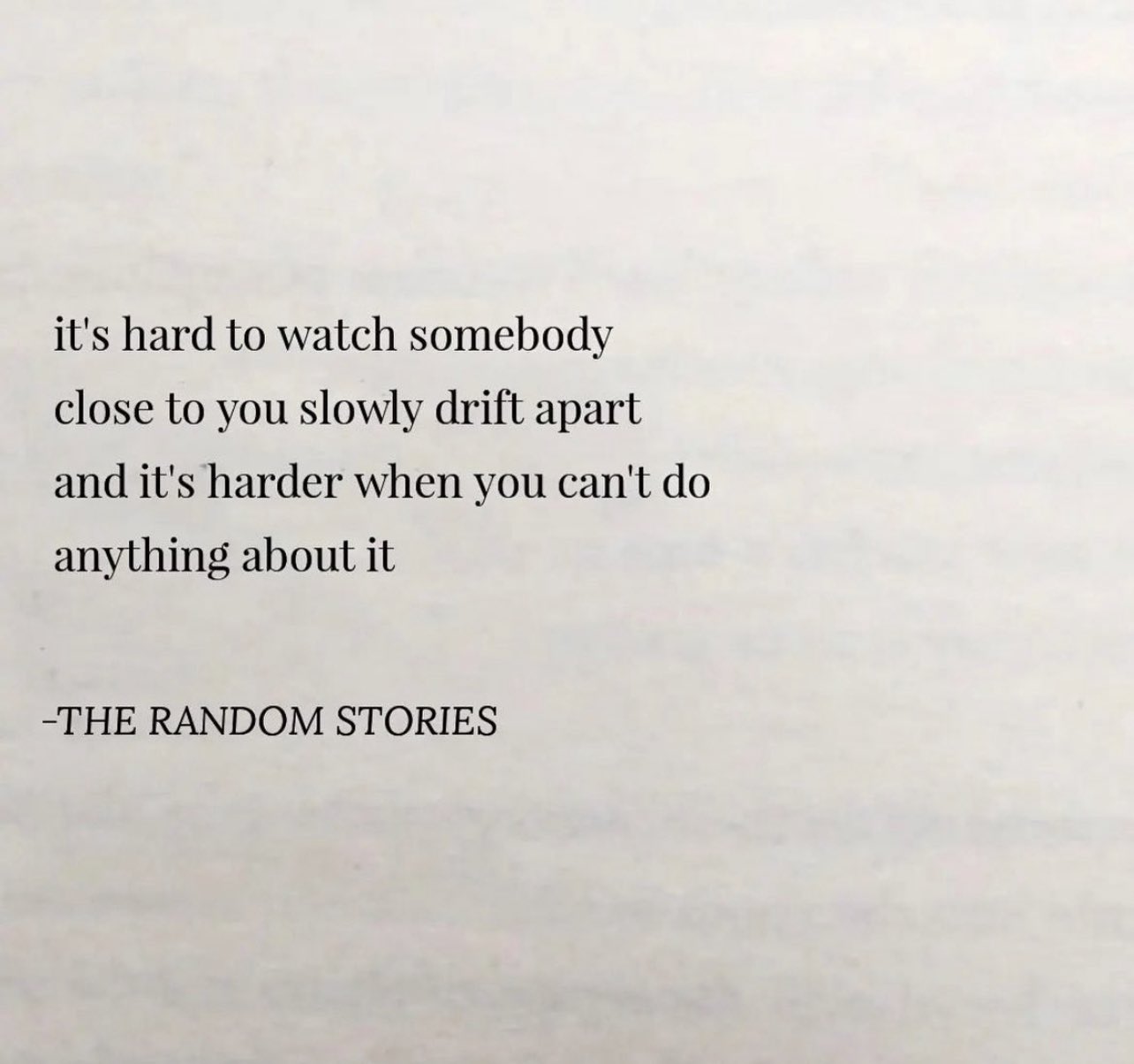 Drifting Away From Someone Quotes