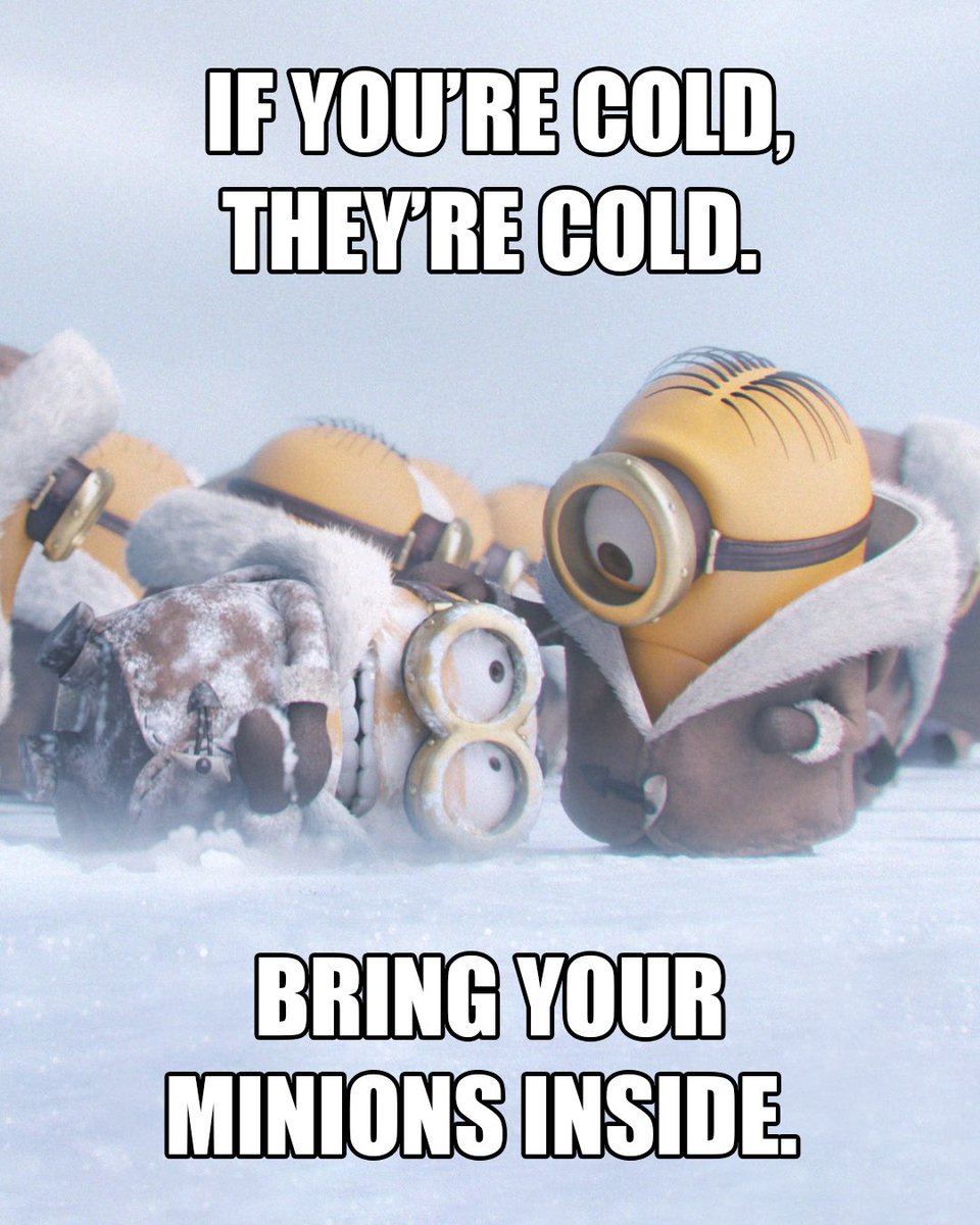 Minion Jokes About Cold Weather