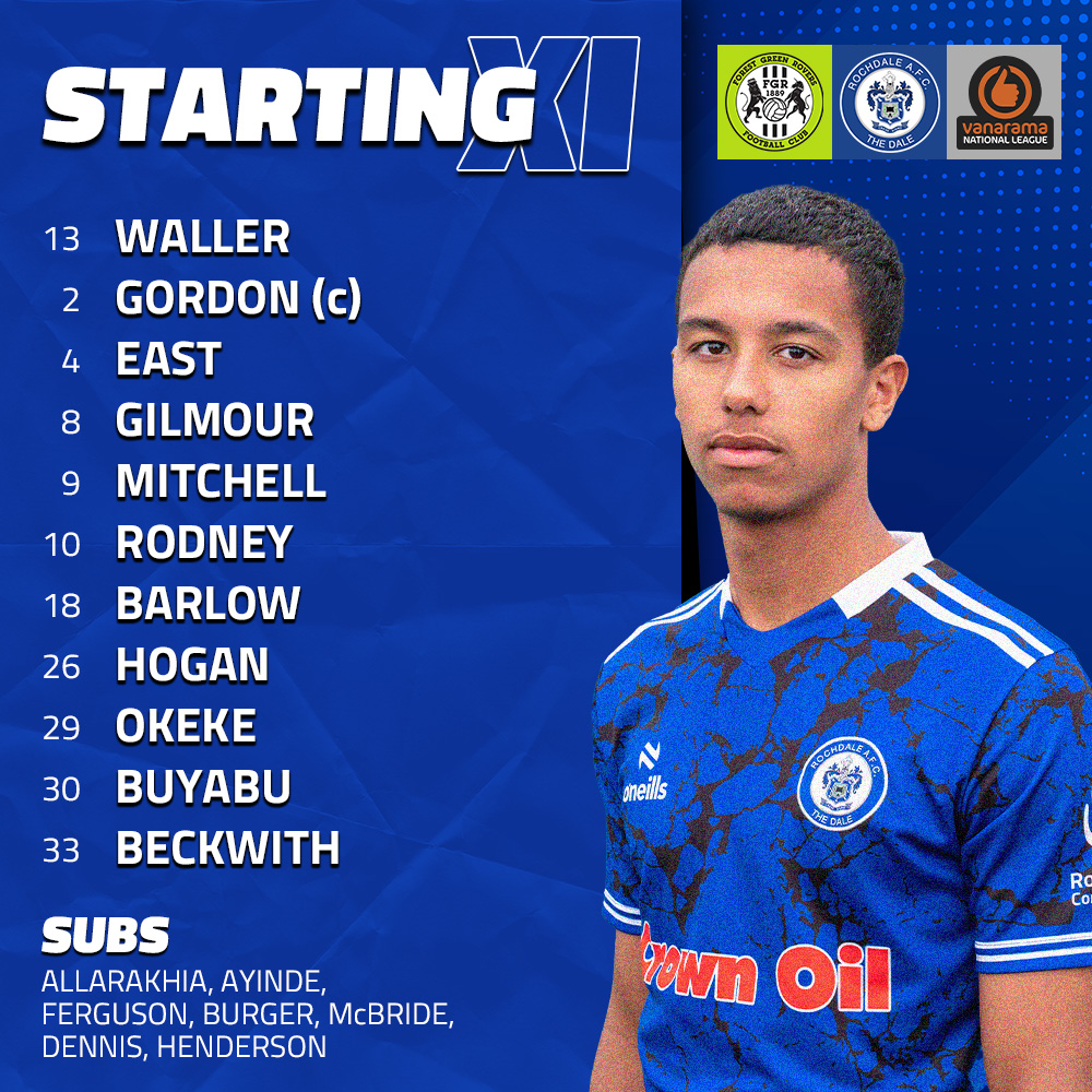 Match Thread from The New Lawn Stadium Rochdale AFC Forest Green Rovers Official Fans Forum