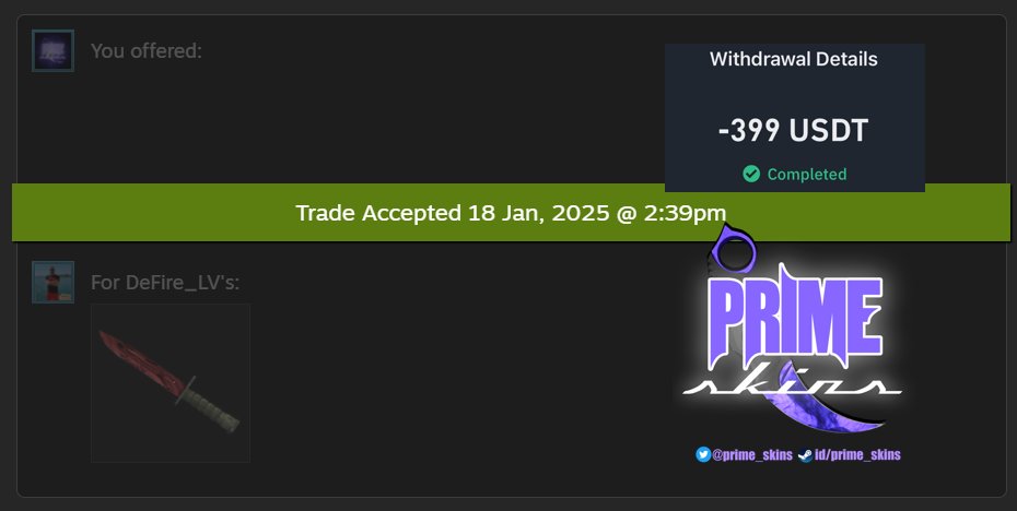 !PRIME | CS2 Skins Trader @prime_skins X Profile | Muskviewer