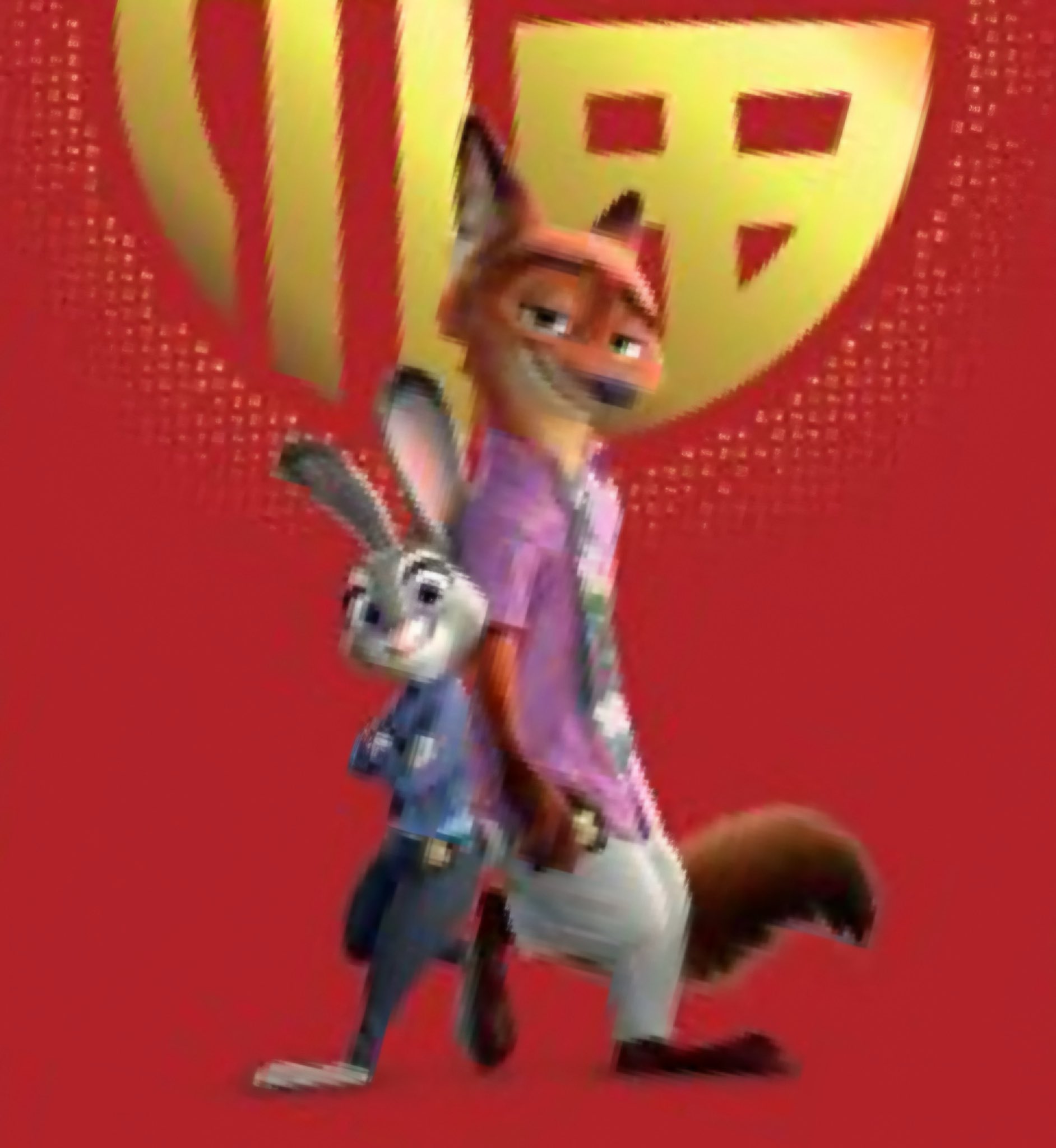 Zootopia Judy And Nick Meet Judy Hopps, Nick Wilde, Duke Weaselton And