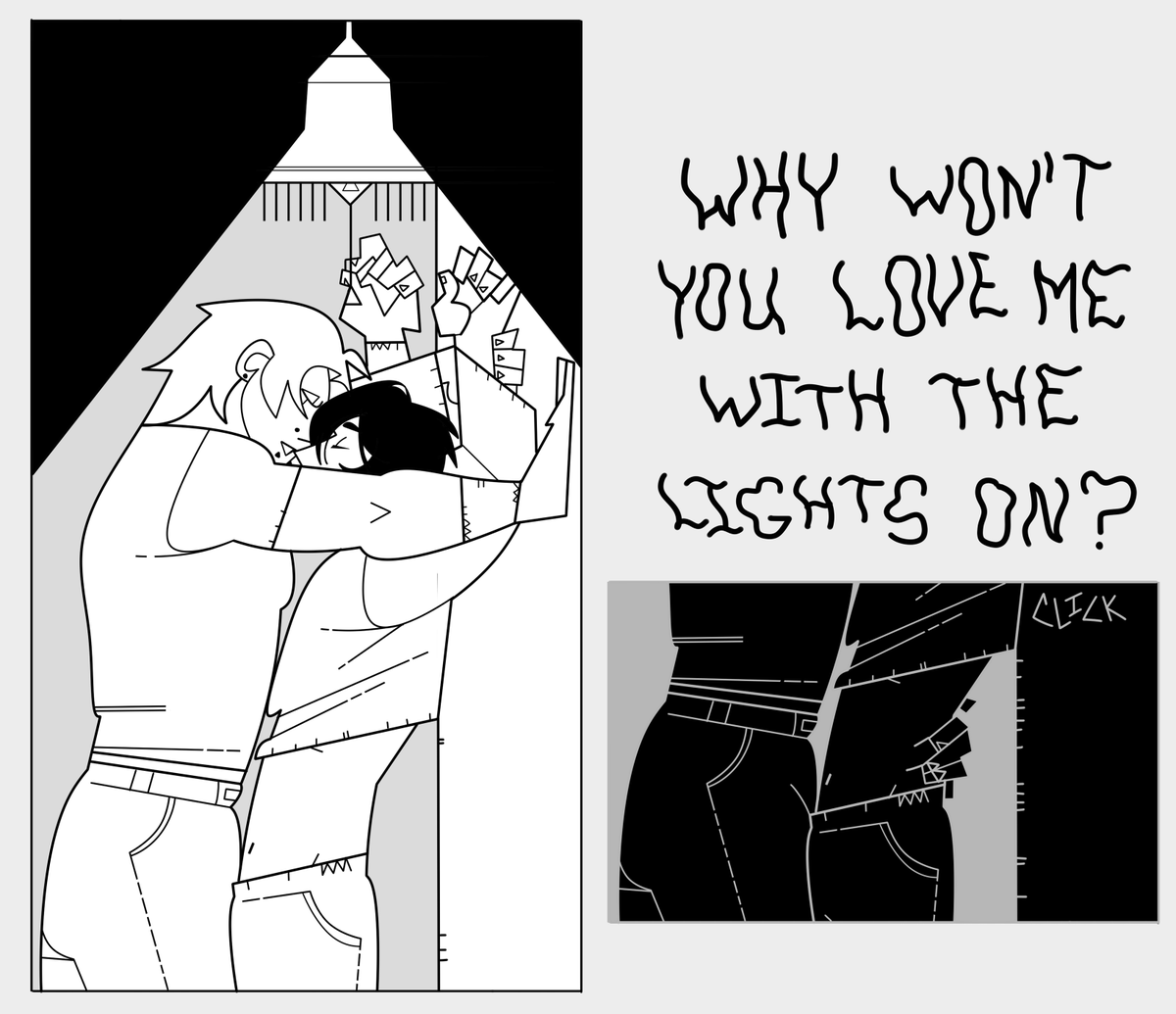 [OC] Why won't you love me when the lights are on? https://t.co/Hq9tMPt16B