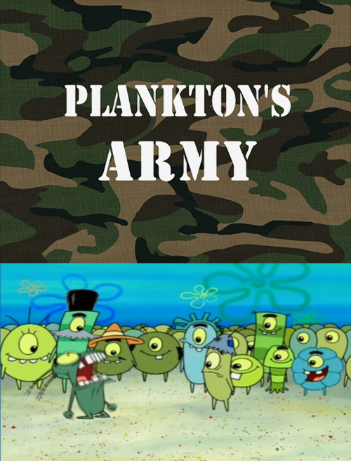 Spongebob Plankton Army