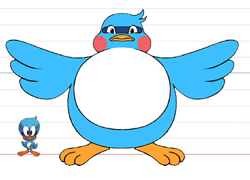 Concept artwork and model of a large Flicky, from 'Sonic Superstars'.