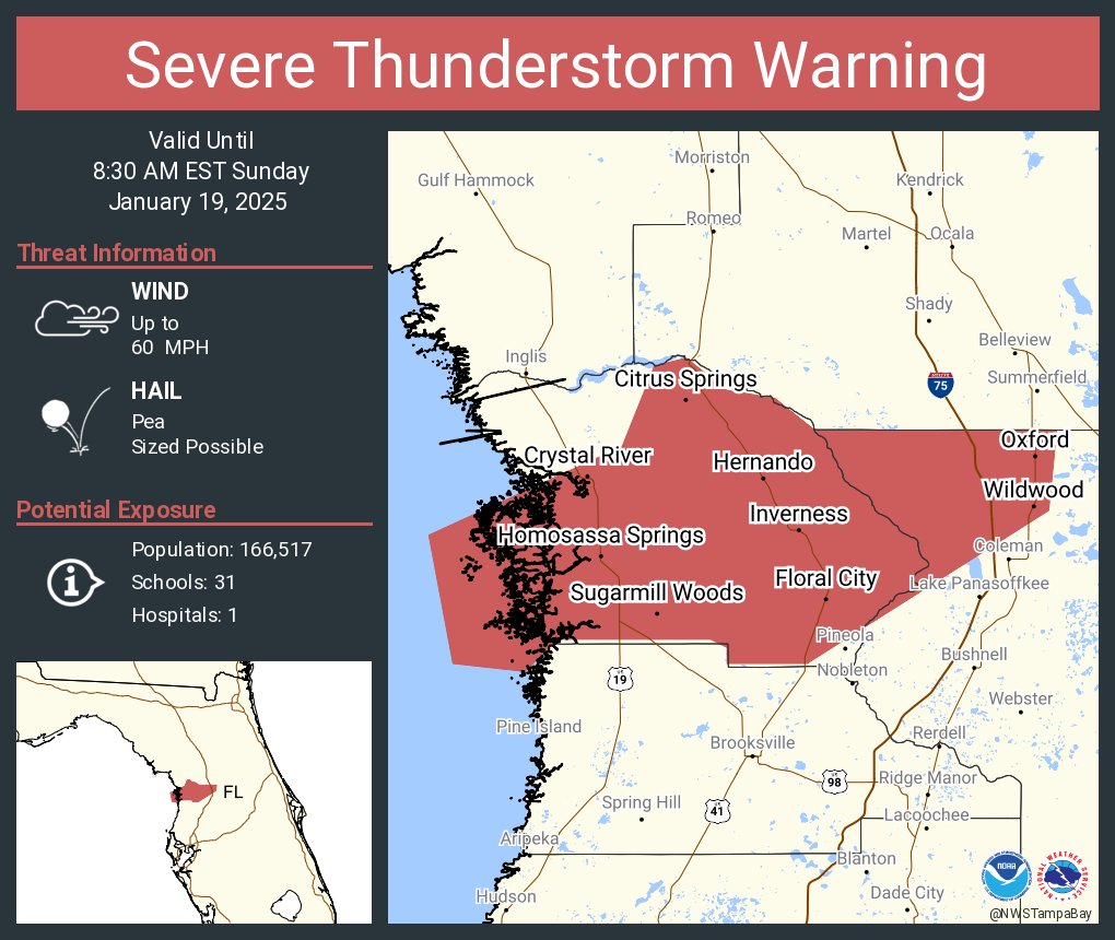 Map Tampa Homosassa Florida Your Source For Information On FDOT
