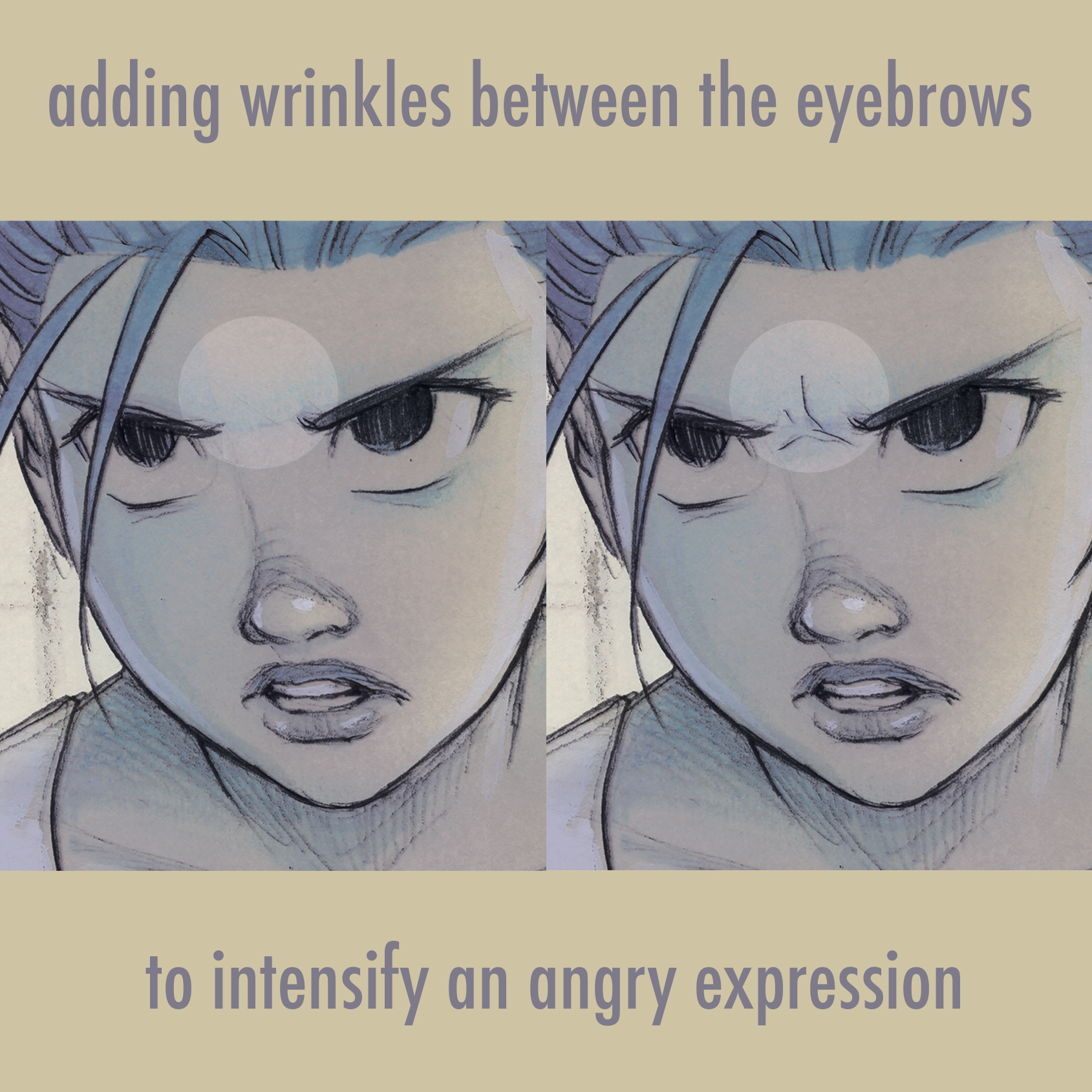 Angry Emotions Drawing