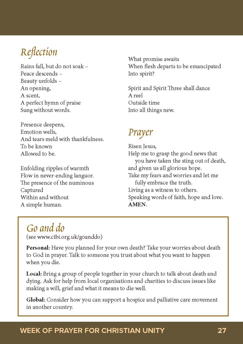 | Week of Prayer for Christian Unity 2025