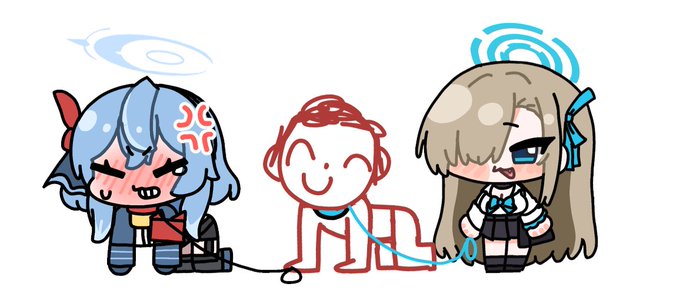 「asuna (blue archive) white background」Fan Art(Popular)