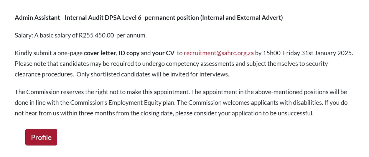 Internal Audit Cover Letter