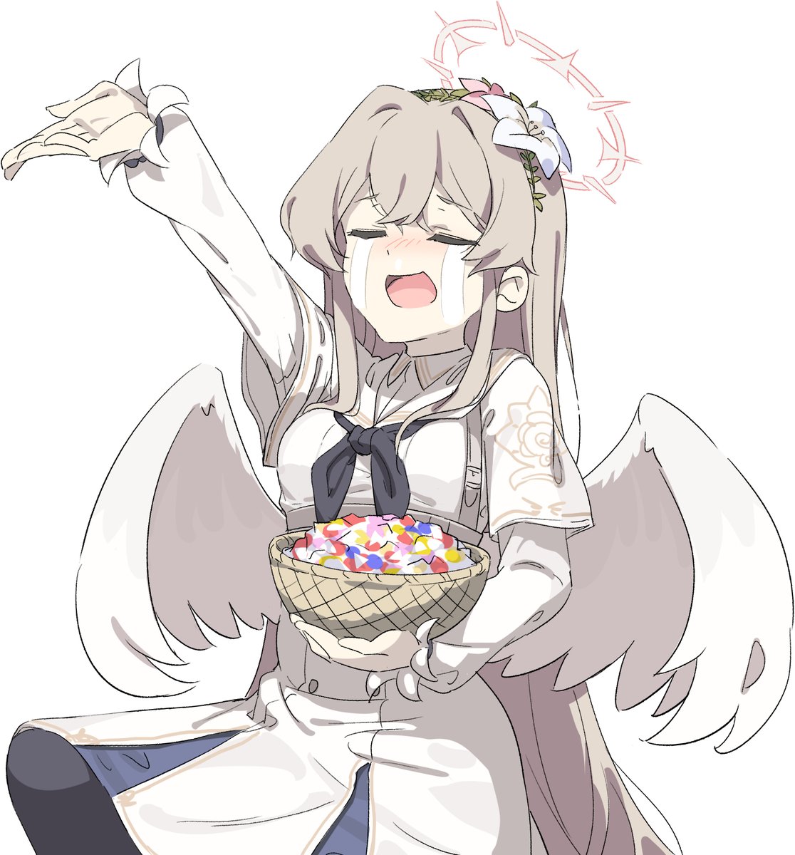 桐藤ナギサ(ブルアカ) 「単品 」|csham🍖のイラスト