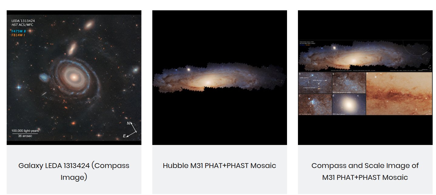 Hubblesite Image Hubble M31 Phat Mosaic Nebulae The Universe Unveiled