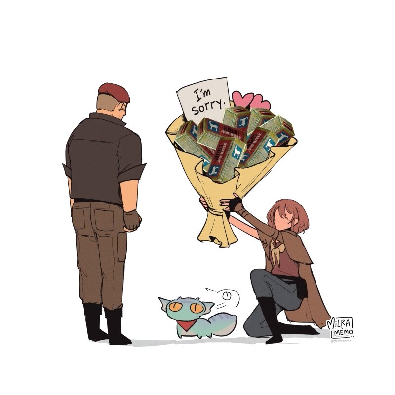 「She ran quick to the vendortron」|Milra 🪻のイラスト