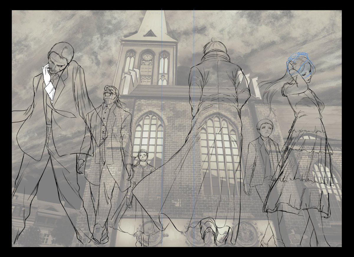 「ROPPEN-六篇-の第7巻、明後日発売です! 画像はカバーの下書きです 」宮下暁の漫画