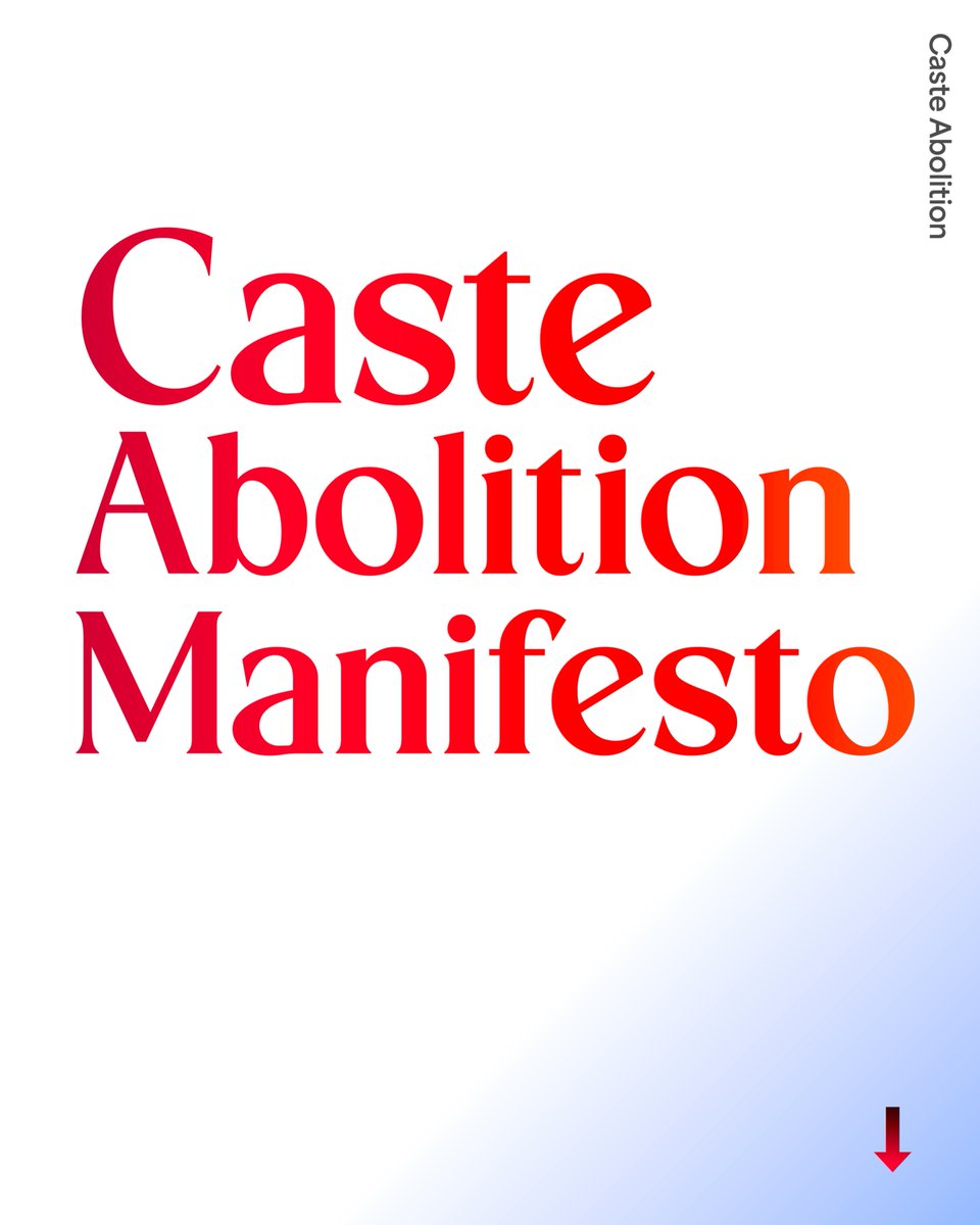 Caste Abolition Manifesto: Thread - Thread from Prudy Ray 🥭 @PrudyRay ...