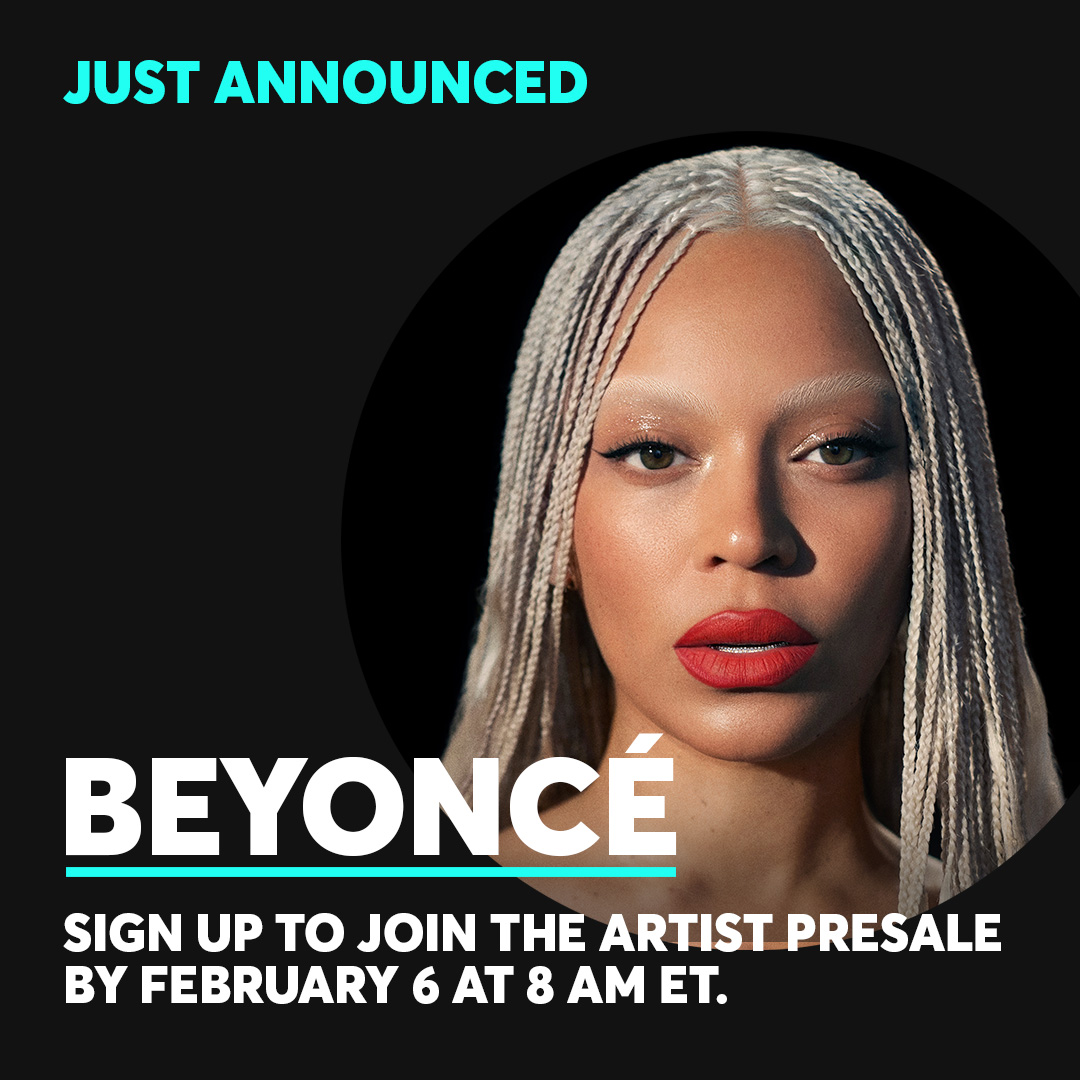 Beyonce Sign Up