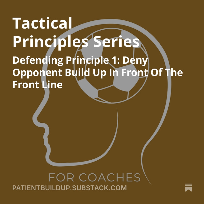🟢TACTICAL PRINCIPLES SERIES🟢 Defending Principle 1 – Stop the opponent ...