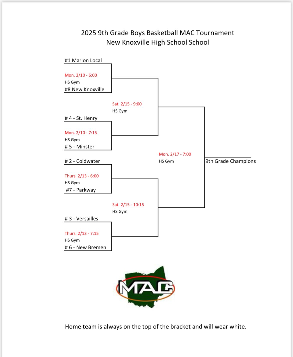 Tournament Bracket Big Ten Tournament Bracket Set University Of