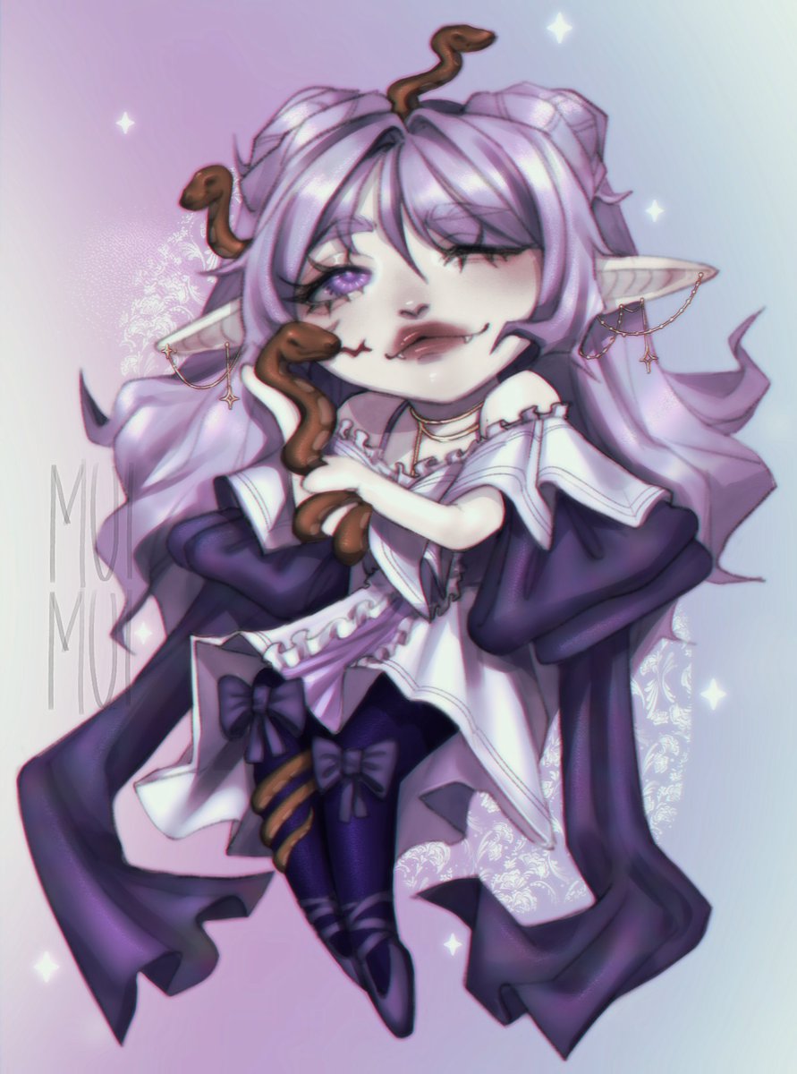「Chibi for wonderful ☆ Please show them」|mui🐹☁️🌙☆comms open | VTuberのイラスト