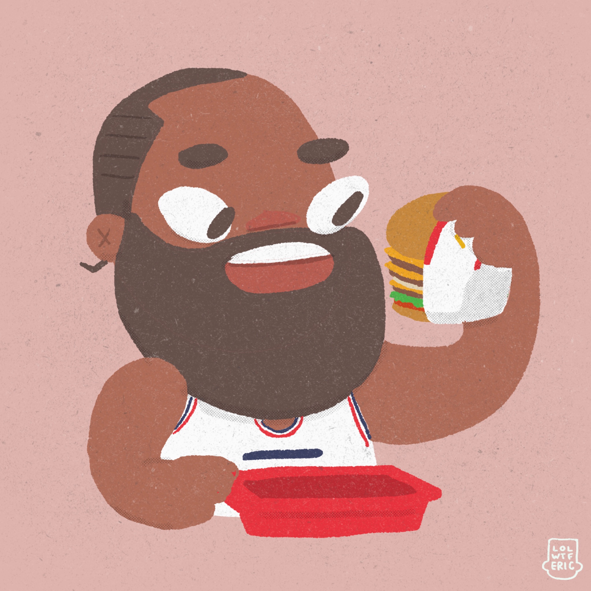 James Hardin Head Cartoon Sun Devil Basketball Doubleheaders | ASU Sun