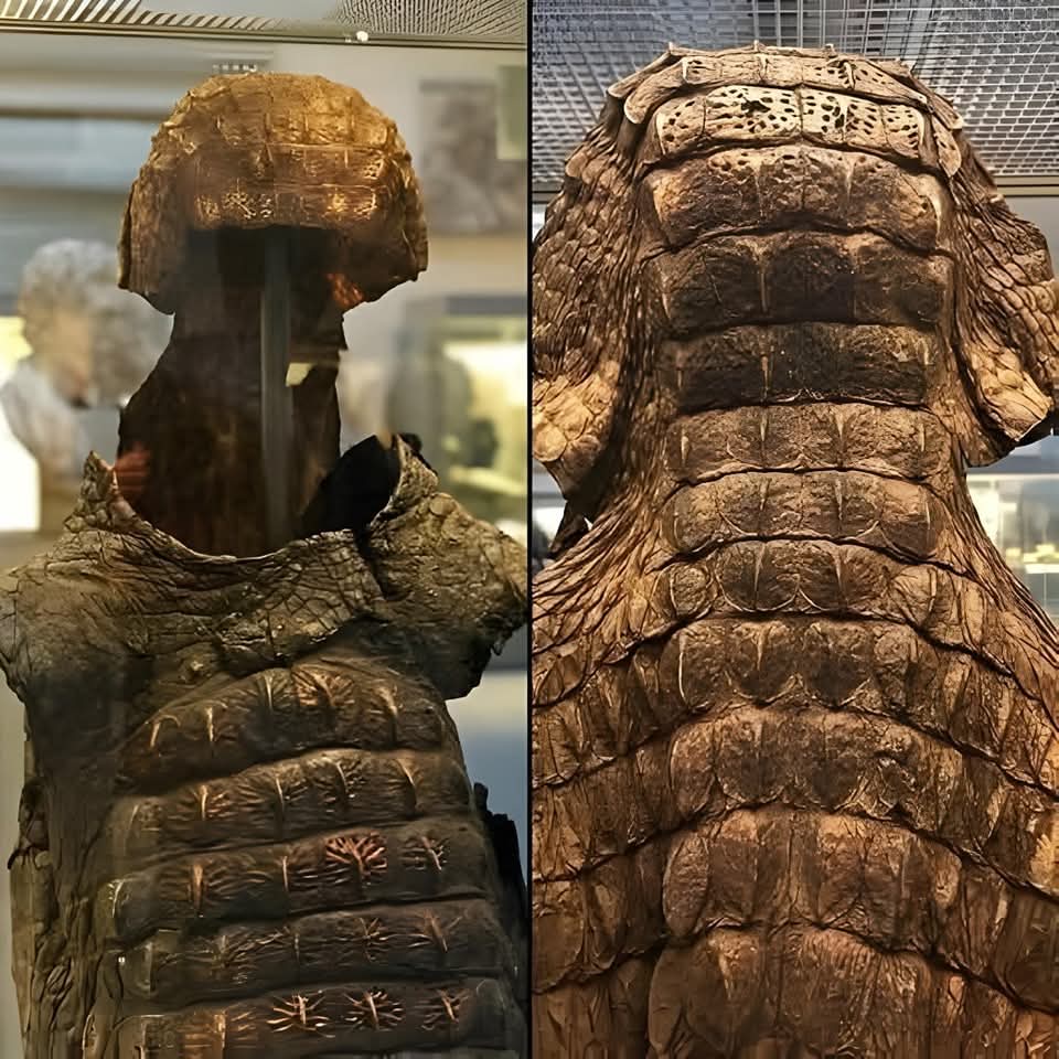 Dr. M.F. Khan(@Dr_TheHistories ):The ancient crocodile skin armor from ...