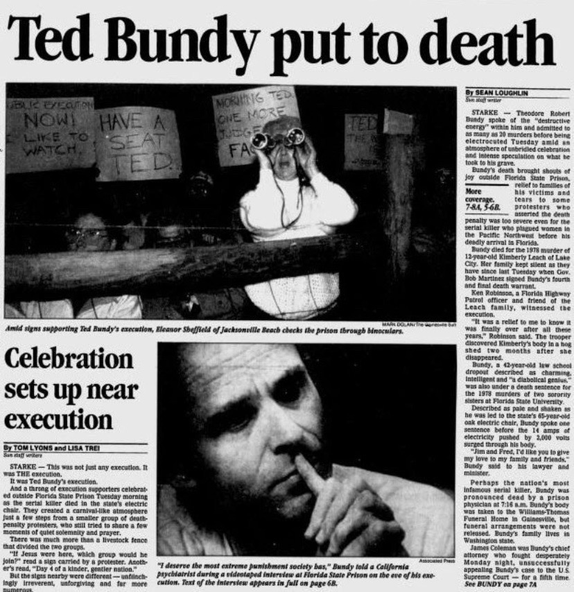 Ted Bundy Electric Chair Bundy's Deadly Charm Still Polarizes, 40