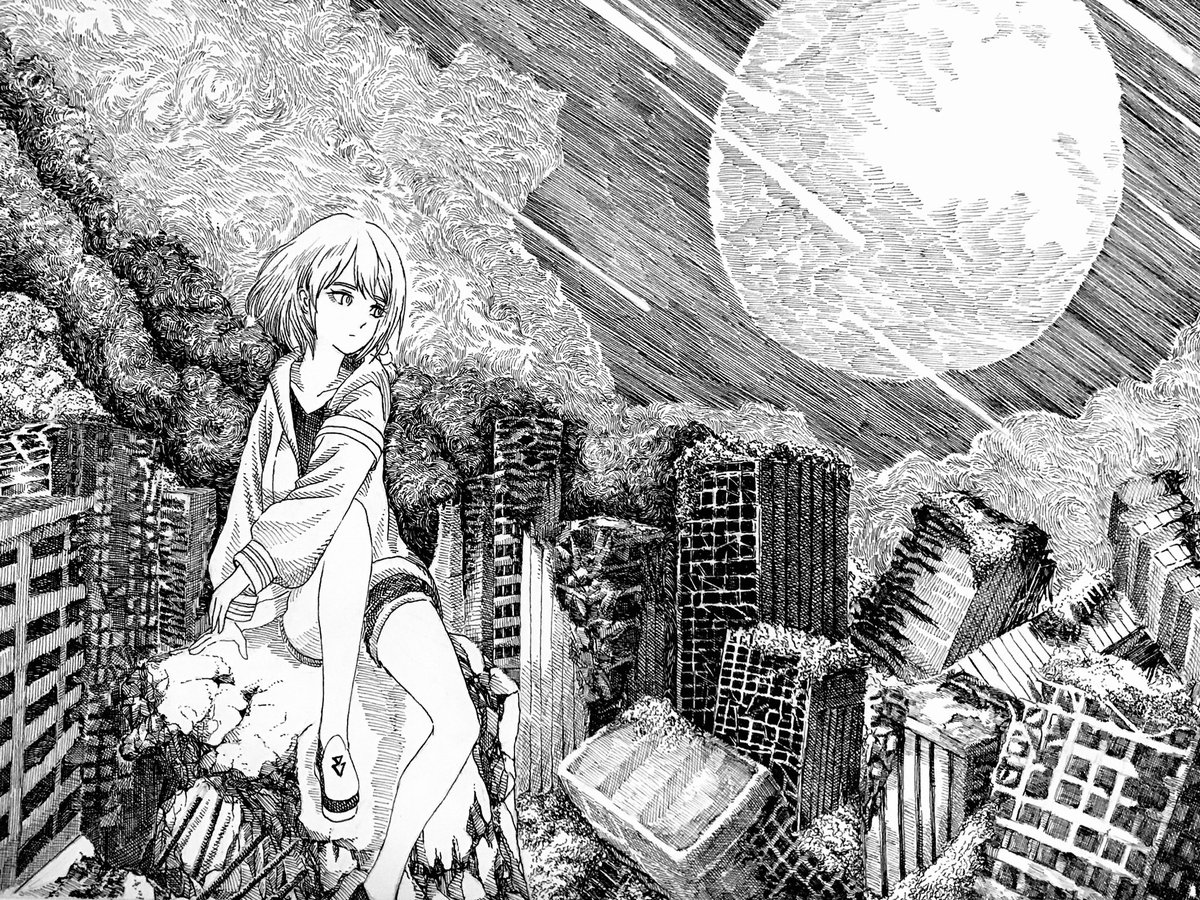 「ボールペンにてラクガキ #イラスト #アナログ 」がいざ〜ん/COMITIA (東2-J28a)の漫画