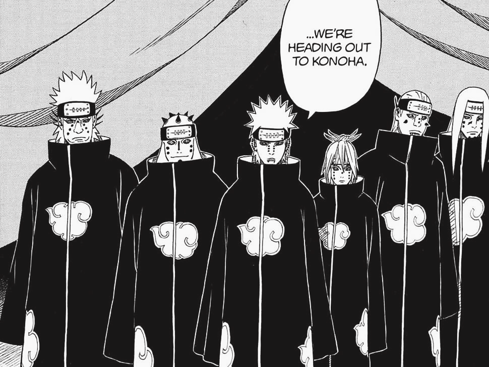 6 Paths Of Pain Naruto