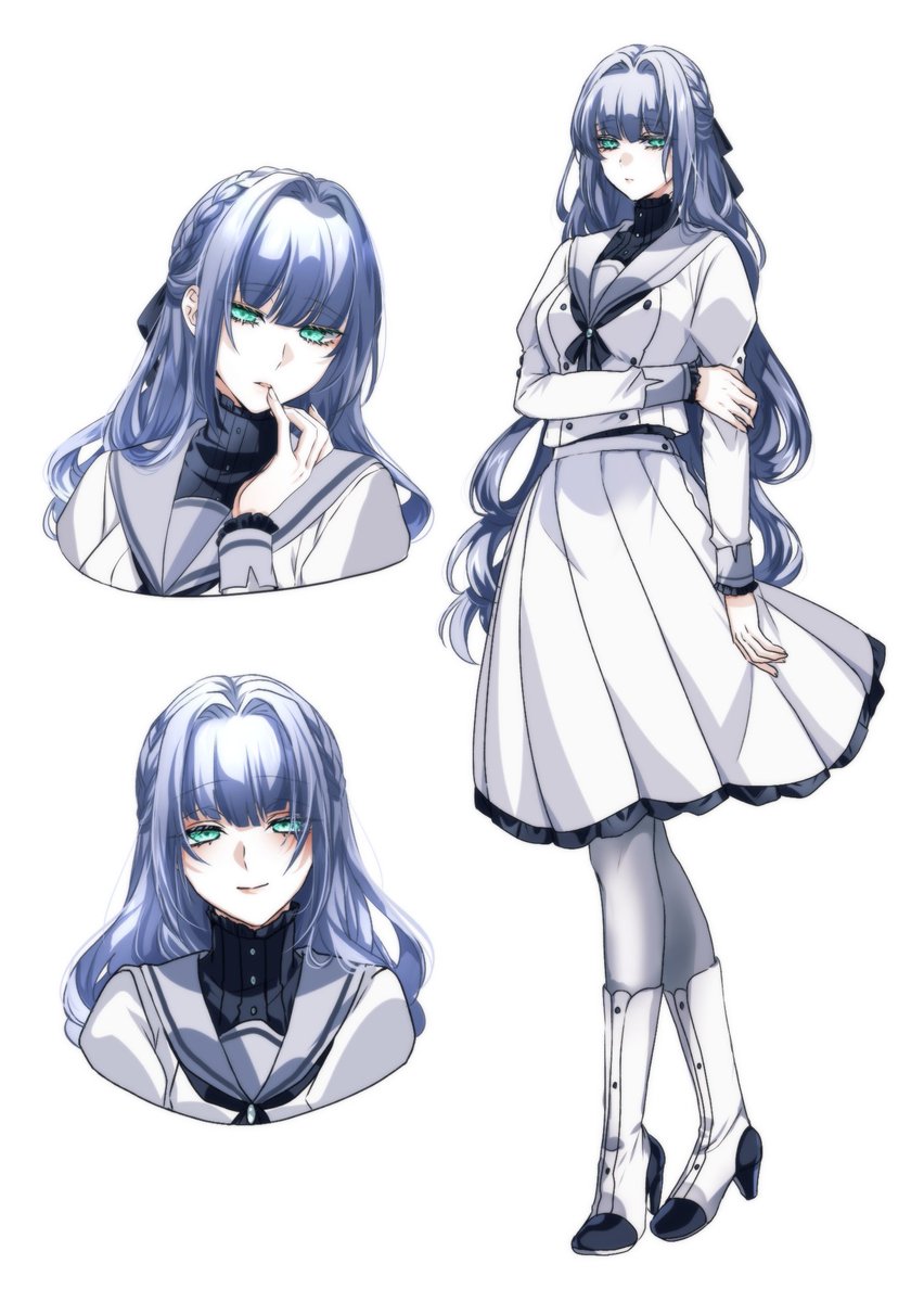 「白セーラーも可愛い 」|佳宵かよい(skeb募集中)のイラスト