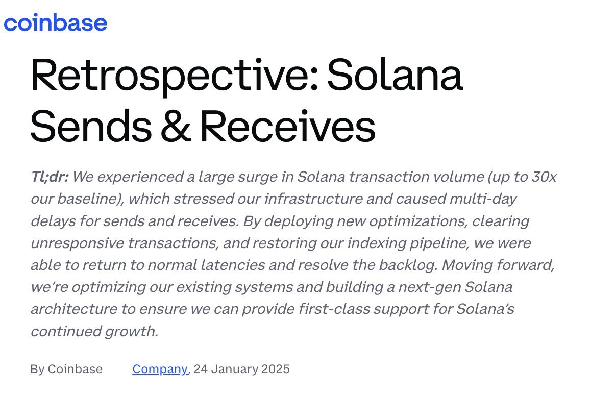 Coinbase Faces Delayed Transactions on Solana, Plans Next-Gen ...