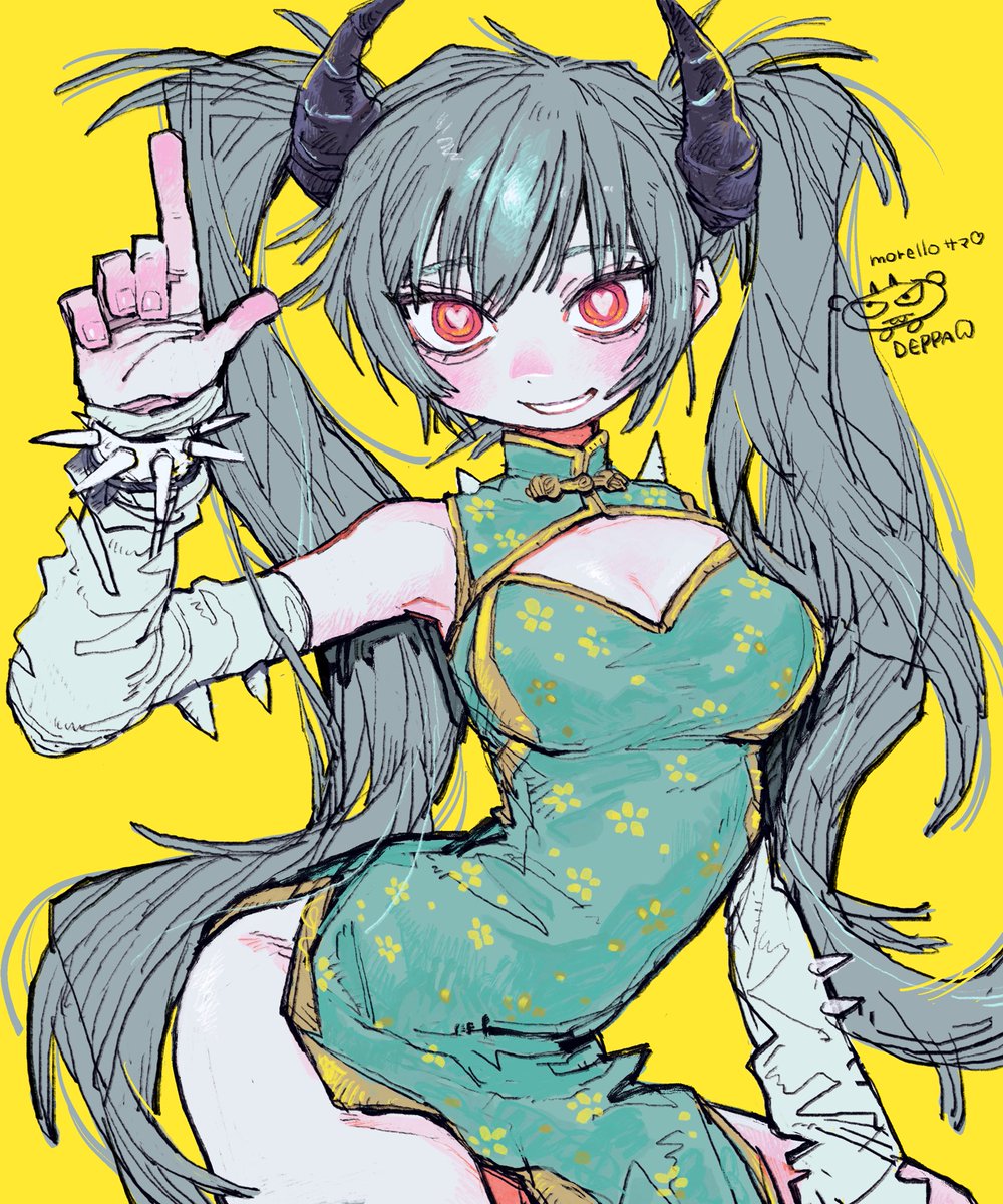 「skebありがとうございましたDo not reprint or use 」|DEPPA🦷のイラスト