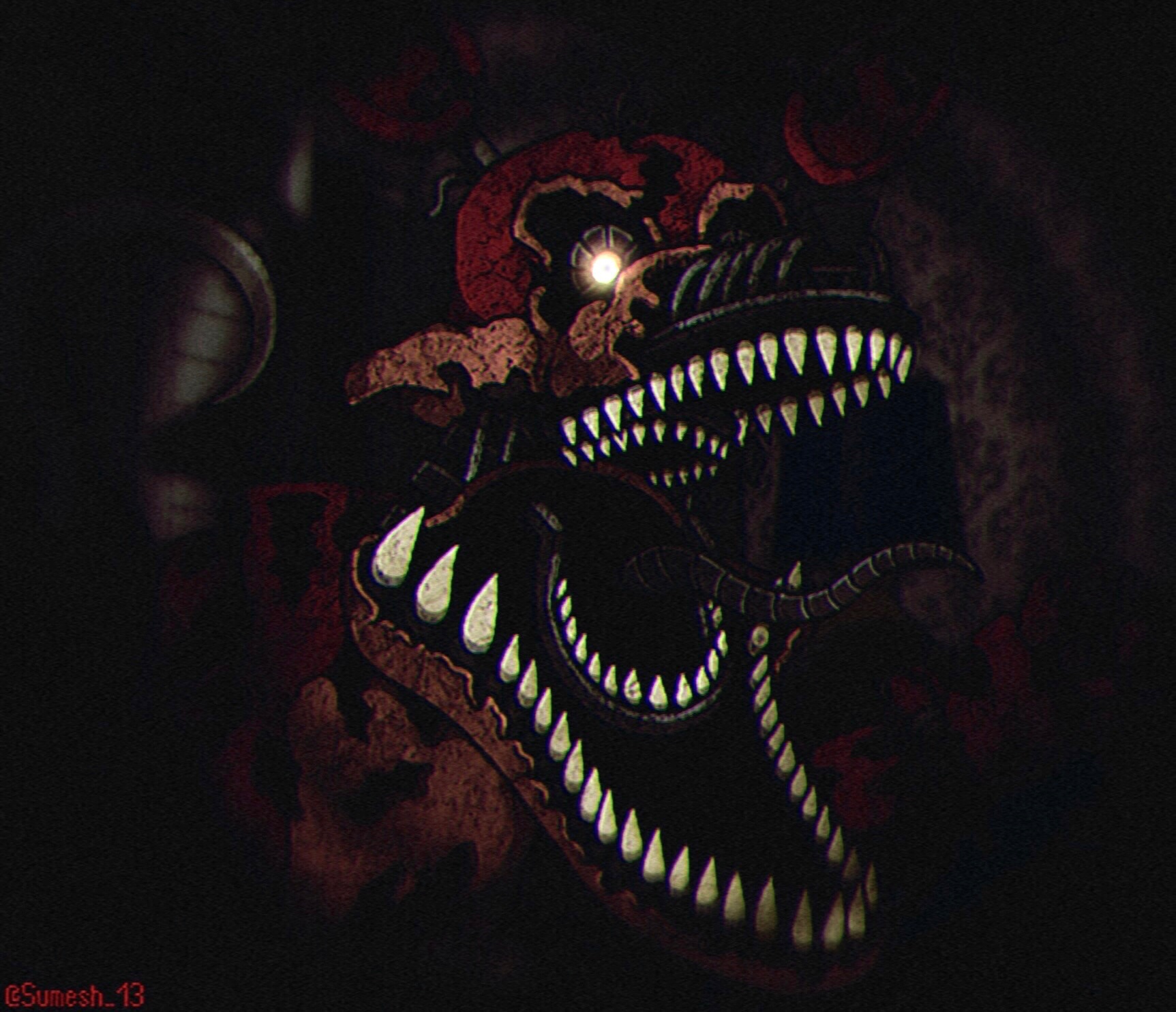 Fanf 4 Nightmare Foxy Wallpaper