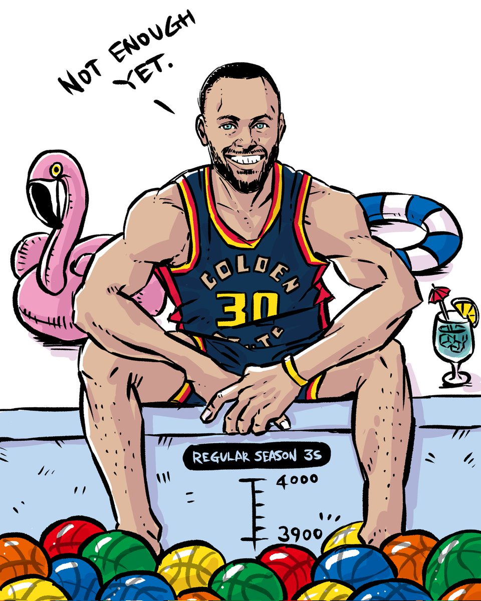 Not Enough Yet" #/15 (Game 44) Curry added another mileston」Jay Kimの漫画