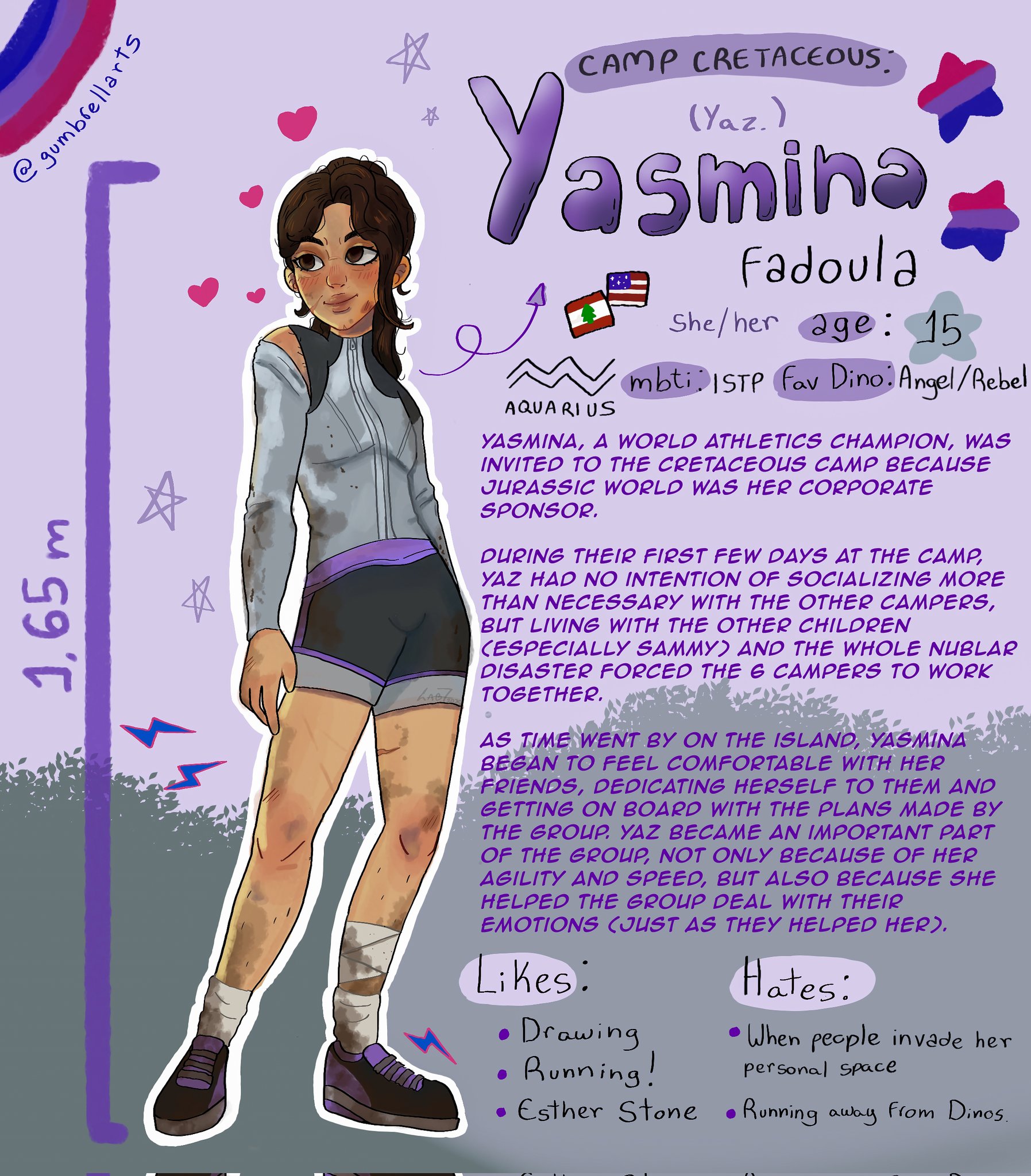 Yasmina Fadoula Yasmina Fadoula/Camp Cretaceous YouTube