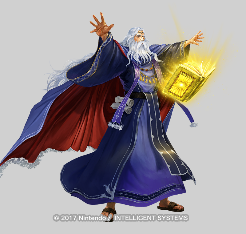 ファイアーエムブレム 烈火の剣』より、神階英雄【全てを見る者 アトス】を制」|添田 一平 SOEDA Ippeiのイラスト