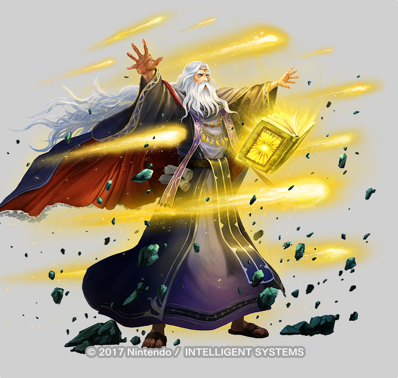 ファイアーエムブレム 烈火の剣』より、神階英雄【全てを見る者 アトス】を制」|添田 一平 SOEDA Ippeiのイラスト