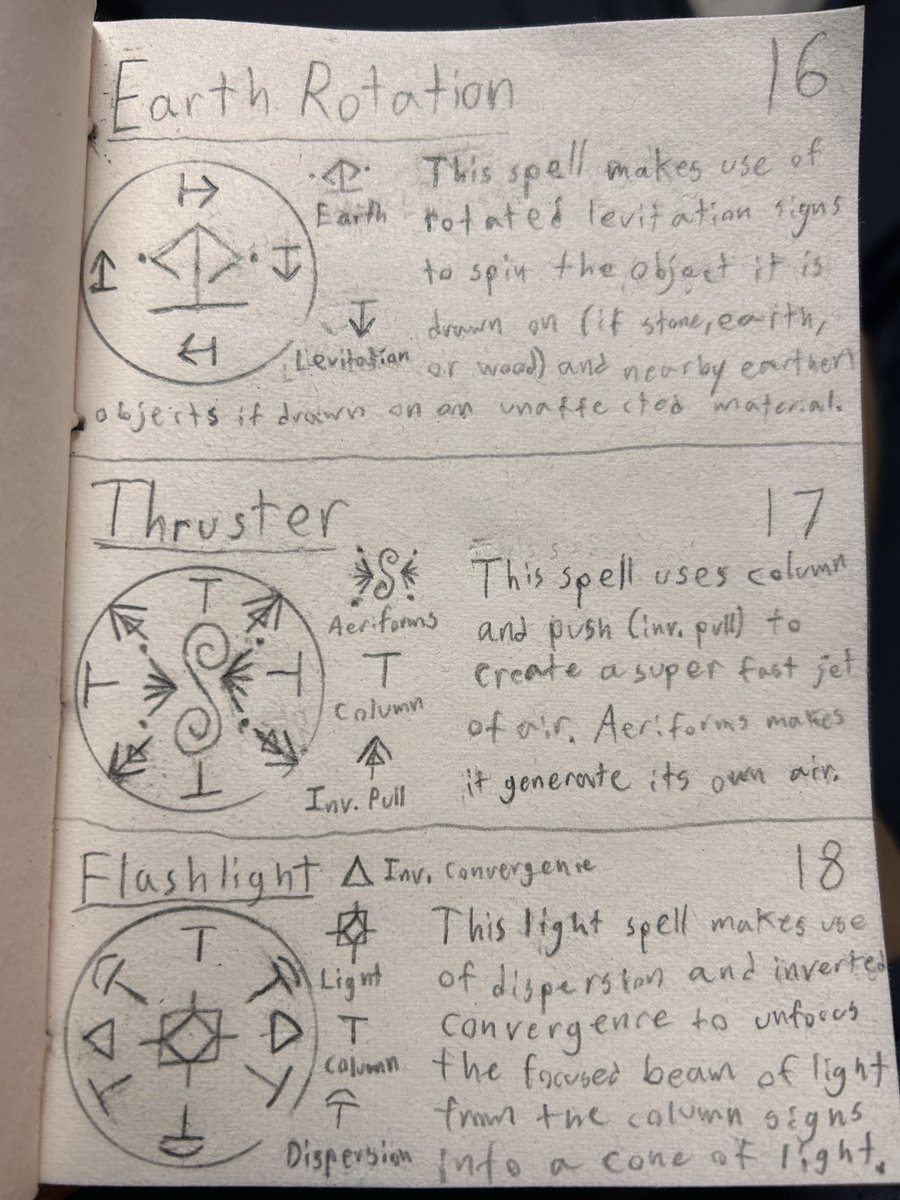 Four more spells for y’all. Did these ones while waiting for laundry. # ...