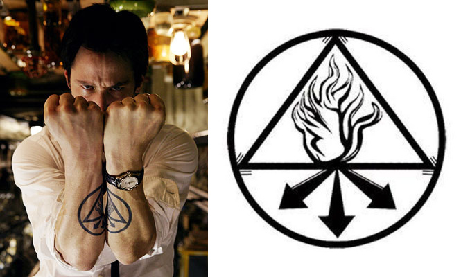 Holy Spirit Flame Tattoo Yorick On X: "The Tattoo On Constantine's