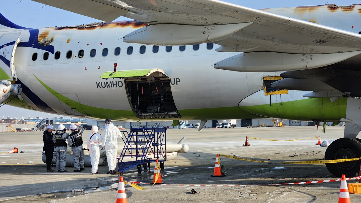 Air Busan Aircraft Fire at Gimhae Airport Likely Caused by Portable ...