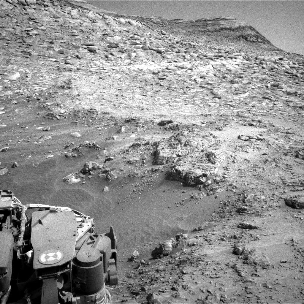 Black And White Mars Rover