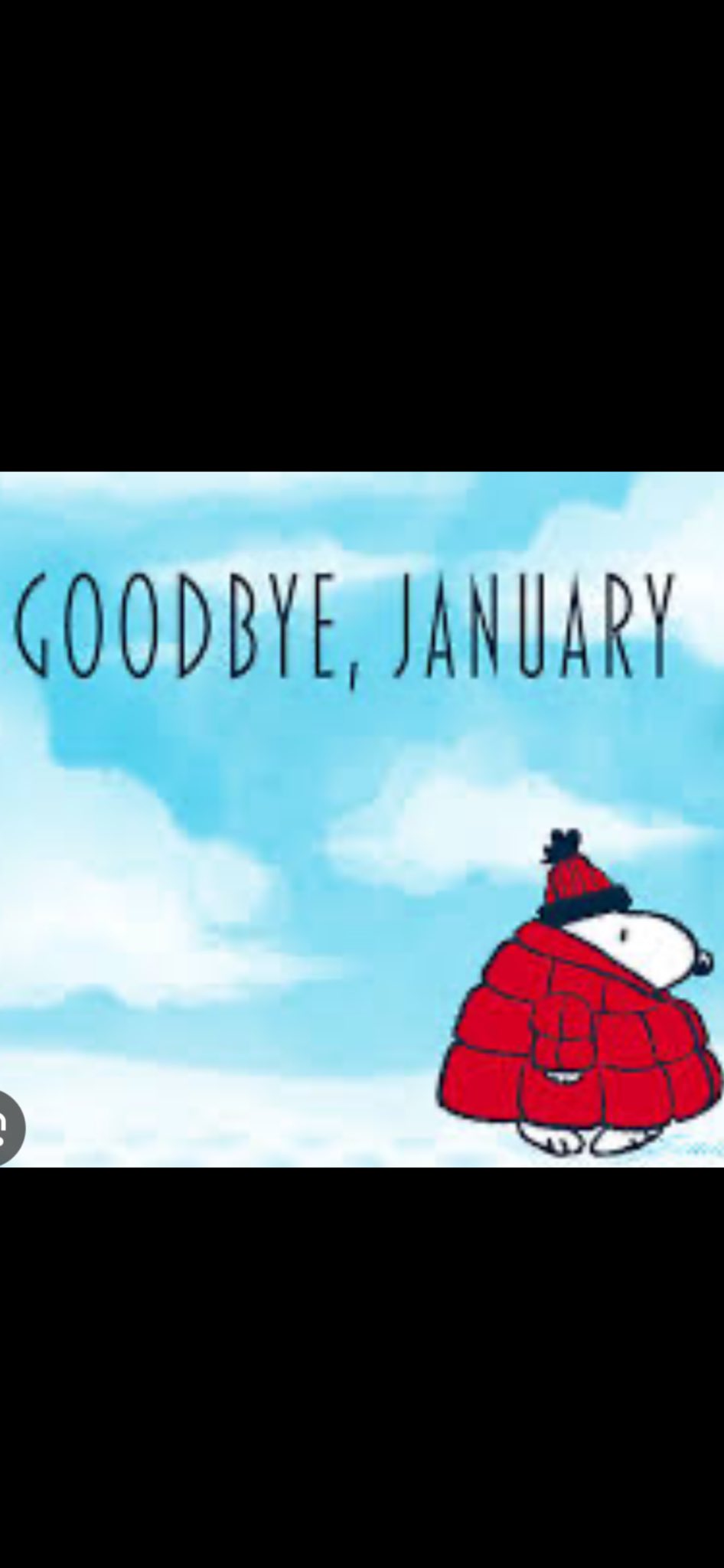 Goodbye January Snoopy Goodbye January From Charlie Brown Hugs Snoopy