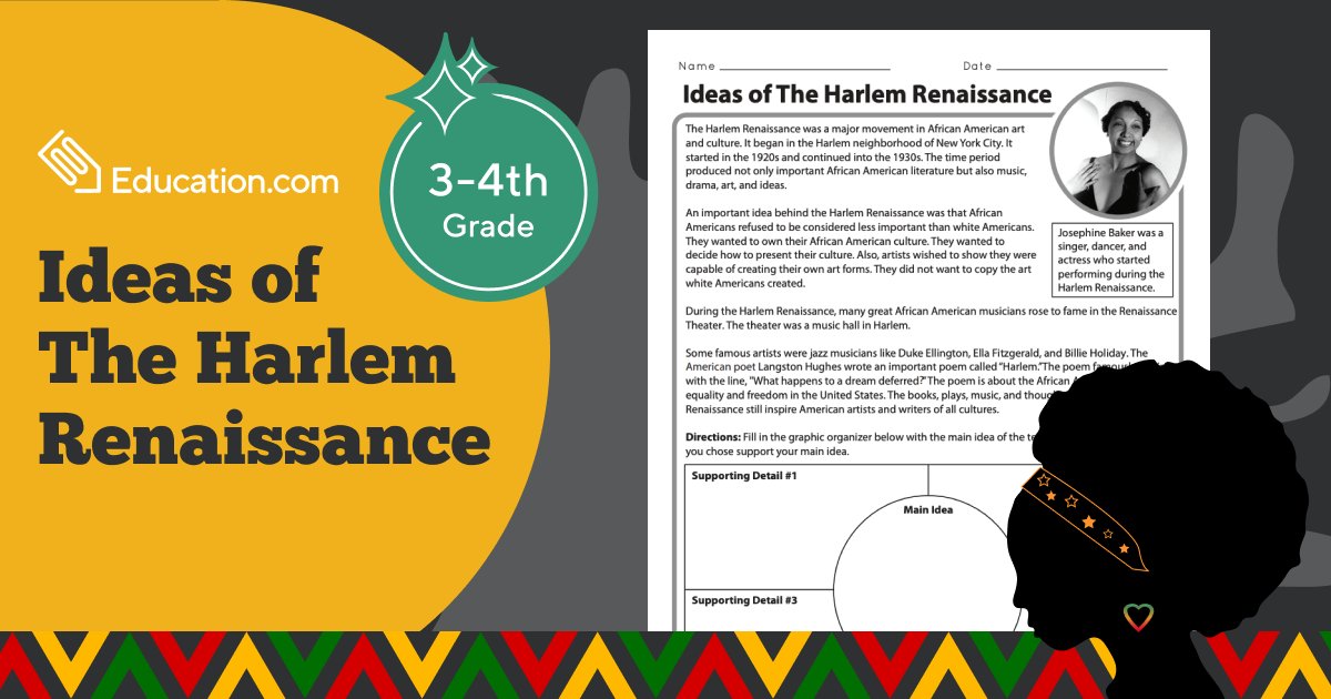 Harlem Renaissance Worksheets Get Ready To Step Back In Time And