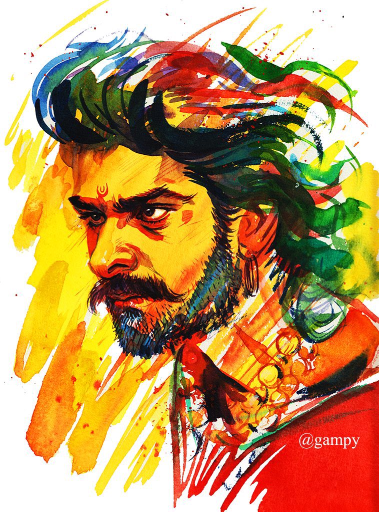 「映画ファンアート再掲バーフバリとRRR 」|ganpukuのイラスト